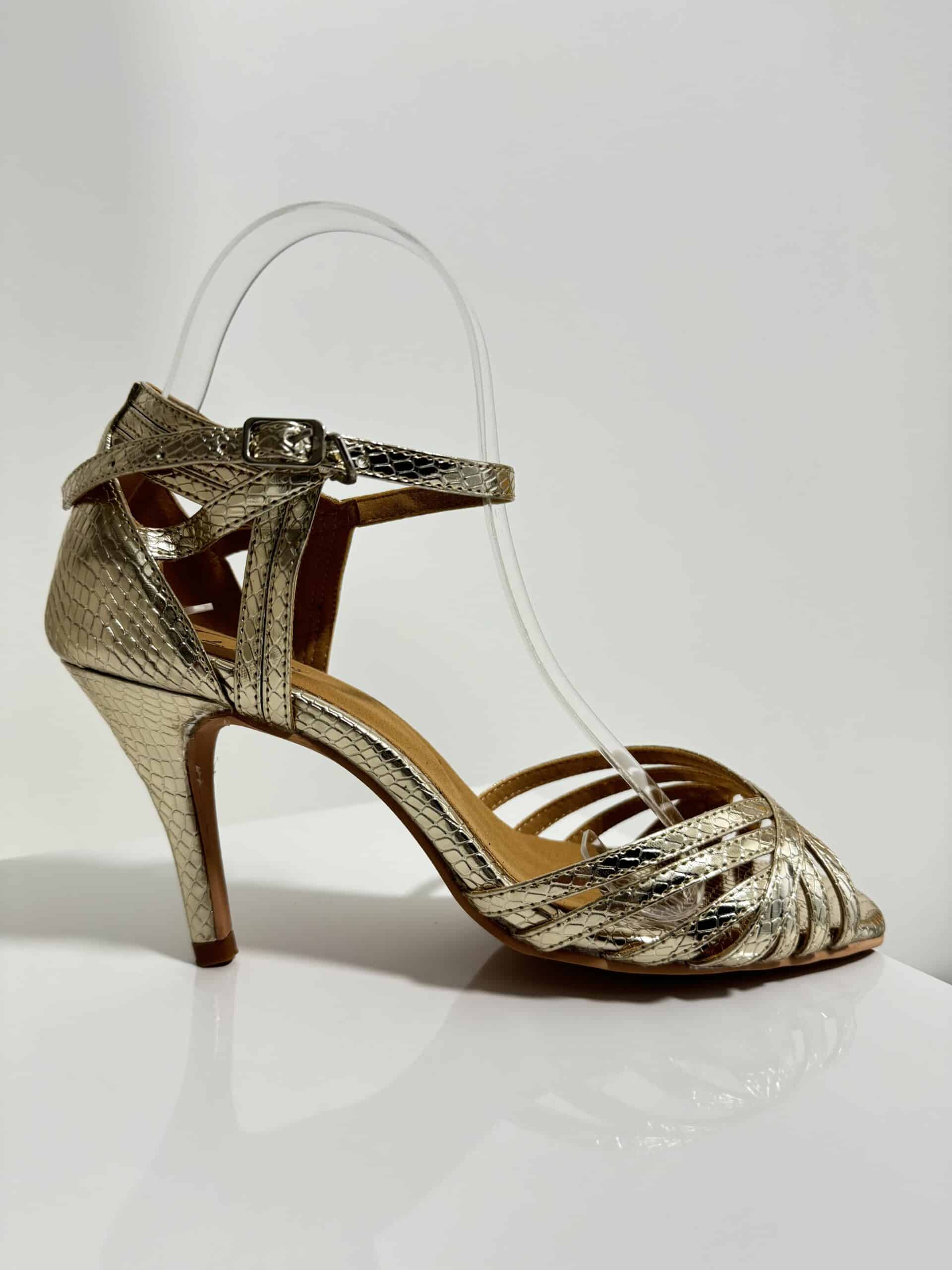 Stunning Womens Gold Heels - Latin Dance Shoes Australia